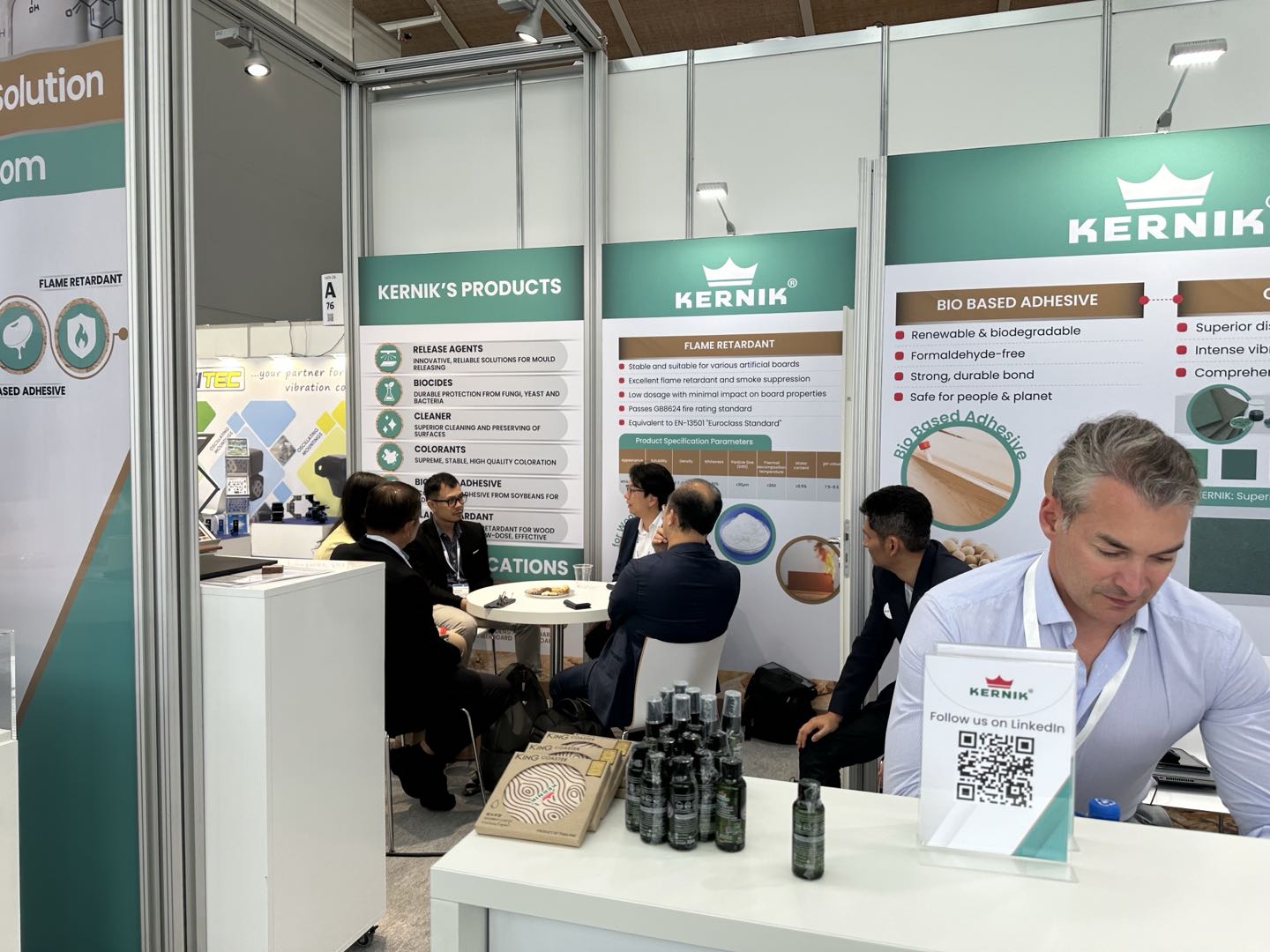 KERNIK (Wood Chemical Solution) participated in LIGNA 2025 exhibition ...